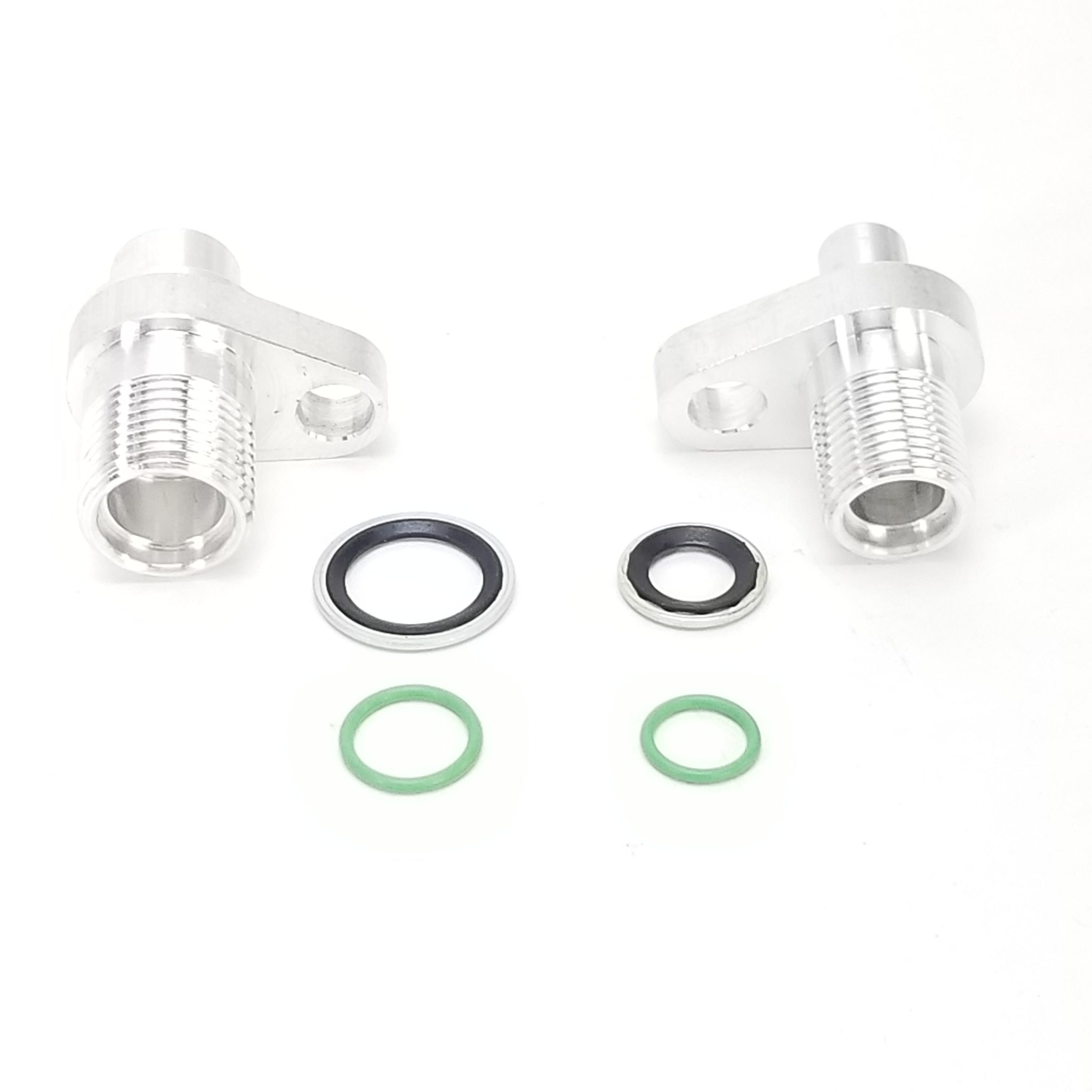 LS Swap AC Compressor adapter fittings for Denso 10S17F & 10S20F