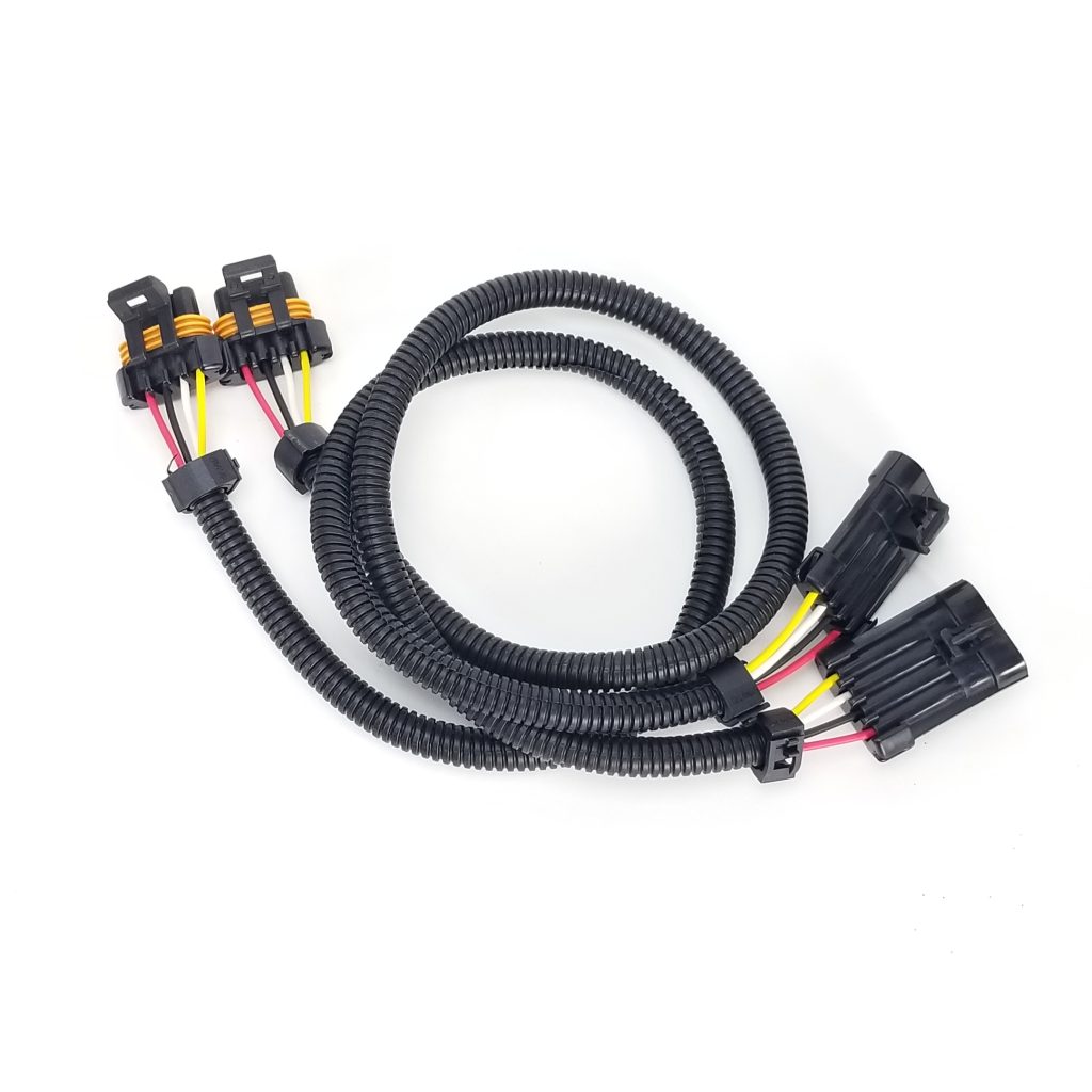 Two 24" GM LS1 Oxygen O2 Sensor Extension Harnesses- 4 Wire Flat ...