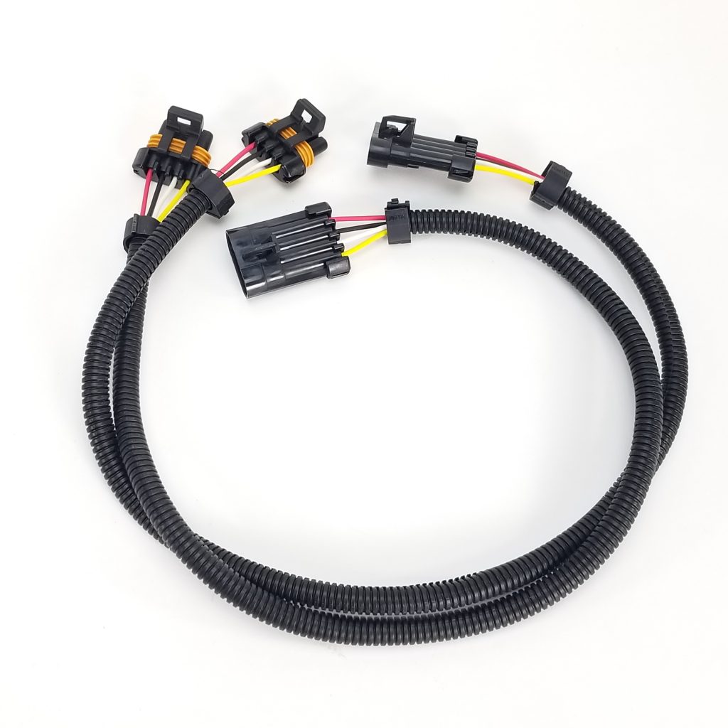 Two 24" GM LS1 Oxygen O2 Sensor Extension Harnesses- 4 Wire Flat ...