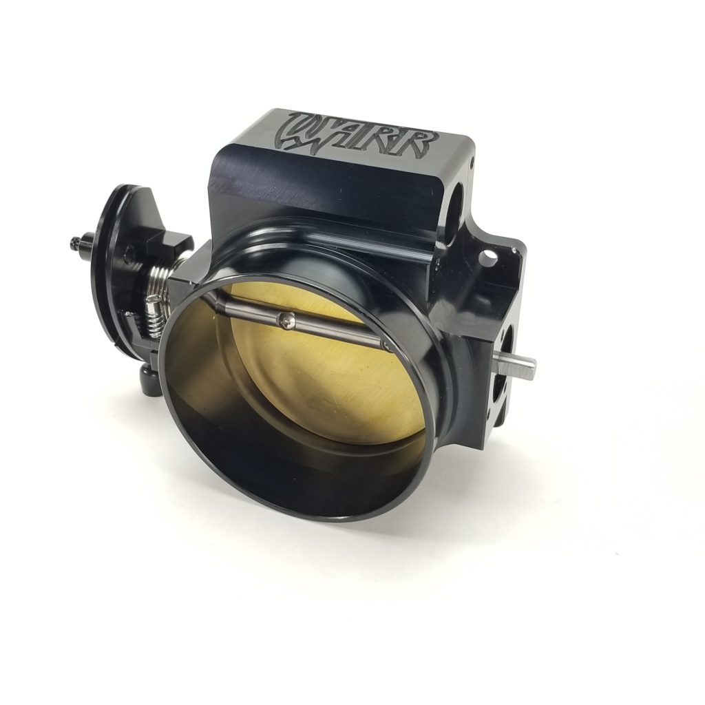 Black 102mm Throttle Body- No Vent Tube- 4 Bolt- LS1 LS3 LSX