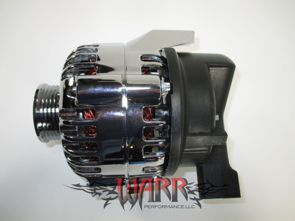 High Output GM Alternator - F Body LS1 LS6- 180 amp Chrome - CS130D ...