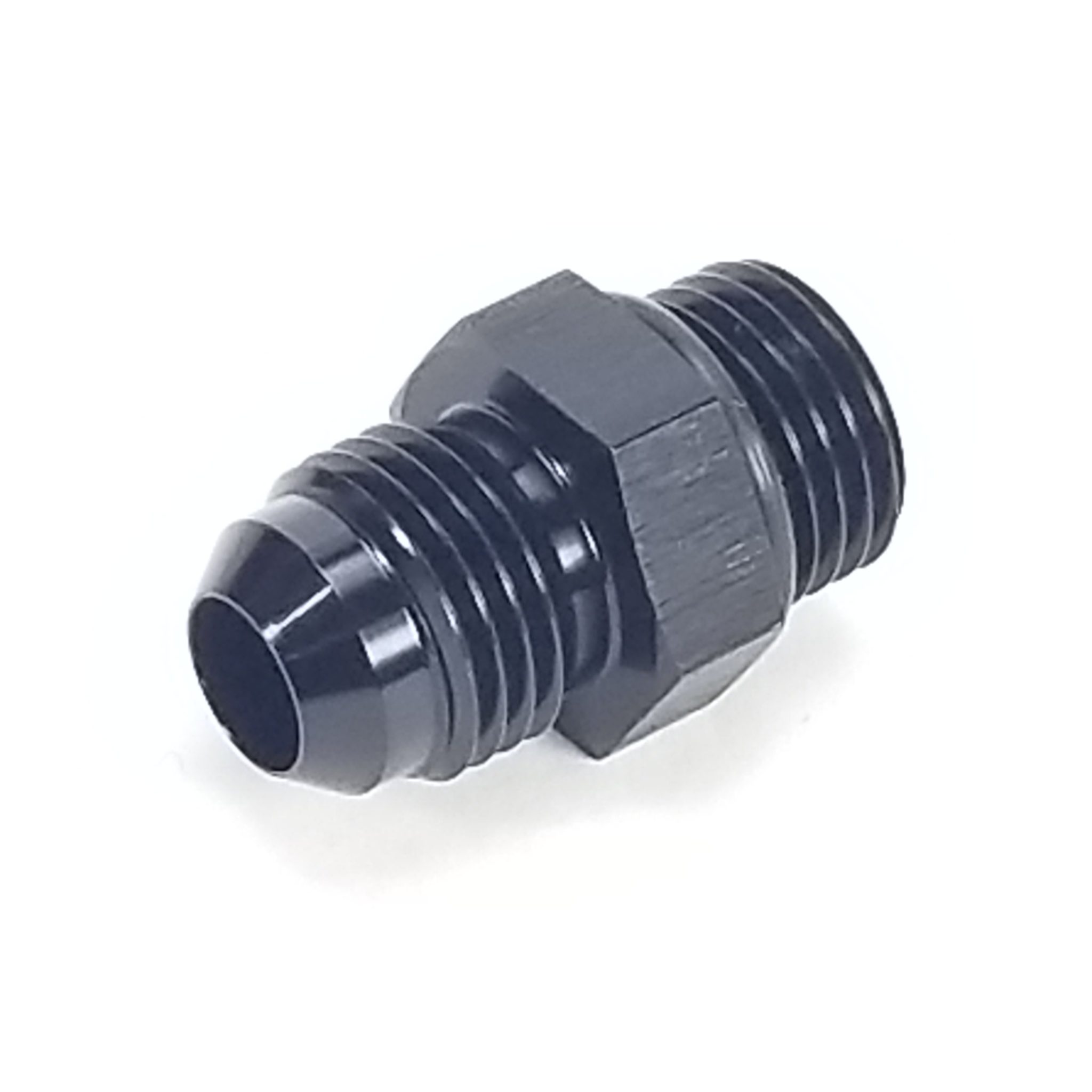 -6 ORB to -6 AN Adapter Fitting - Black Anodized - WARR Performance 47 ...