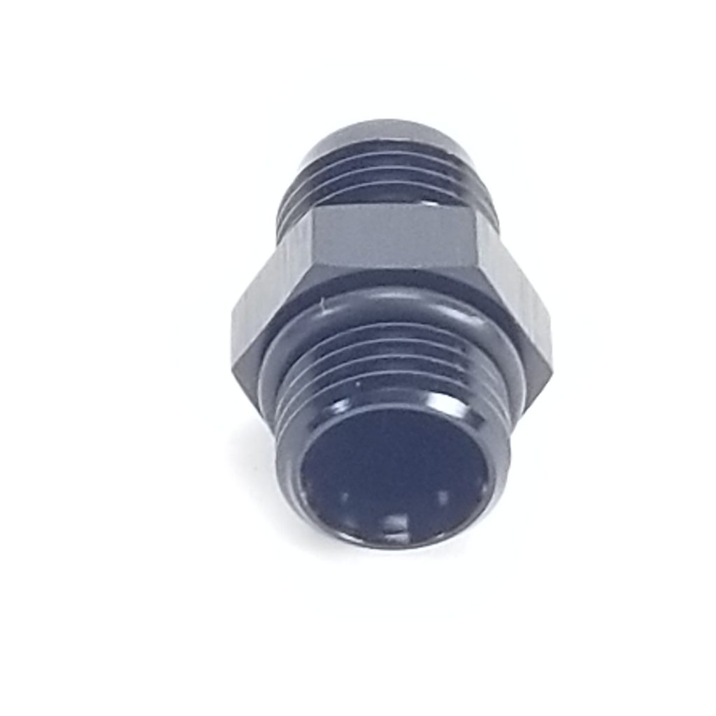 -6 ORB to -6 AN Adapter Fitting - Black Anodized - WARR Performance 47 ...