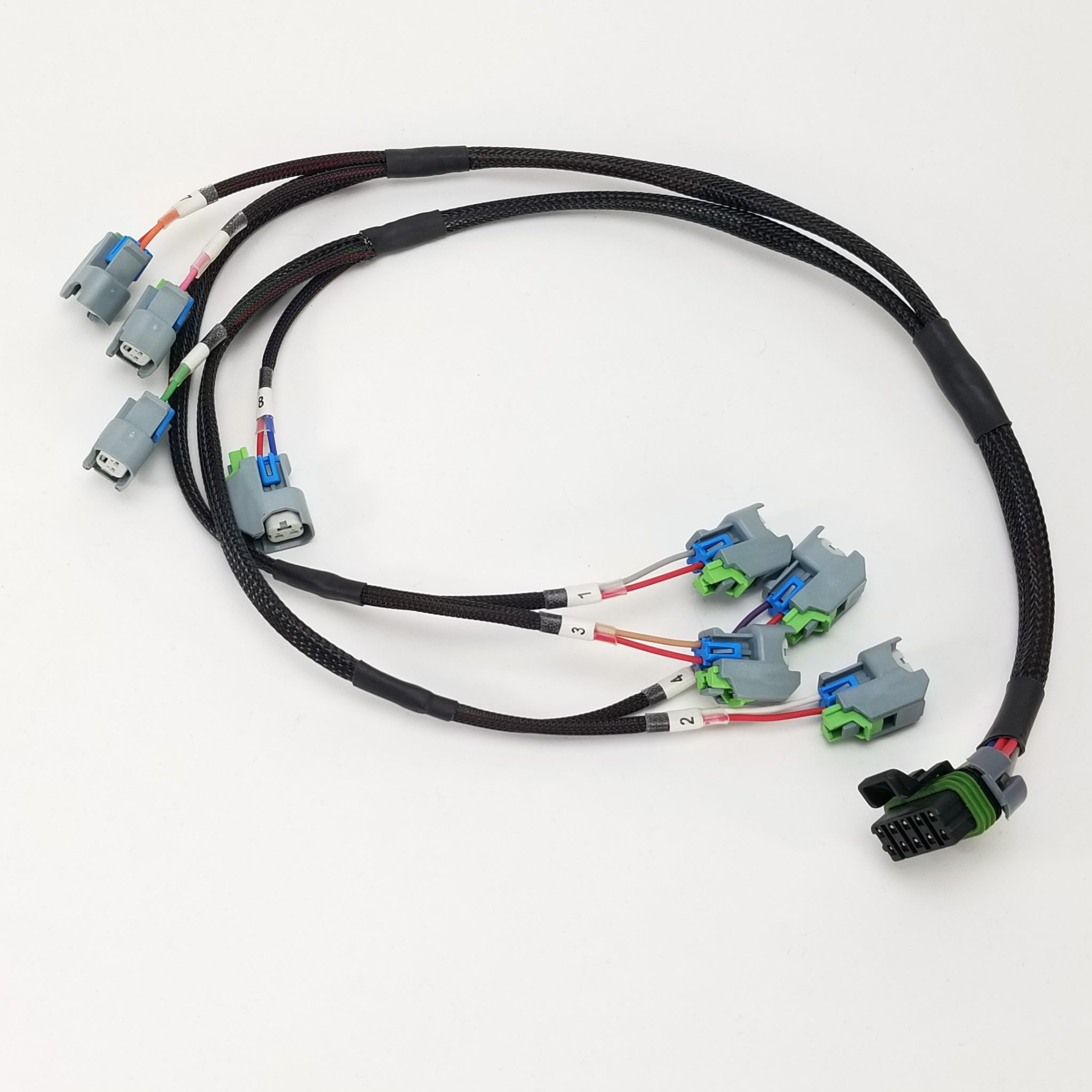 USCAR (EV6) LS Style Injector Harness For Holley™ EFI Systems - WARR ...