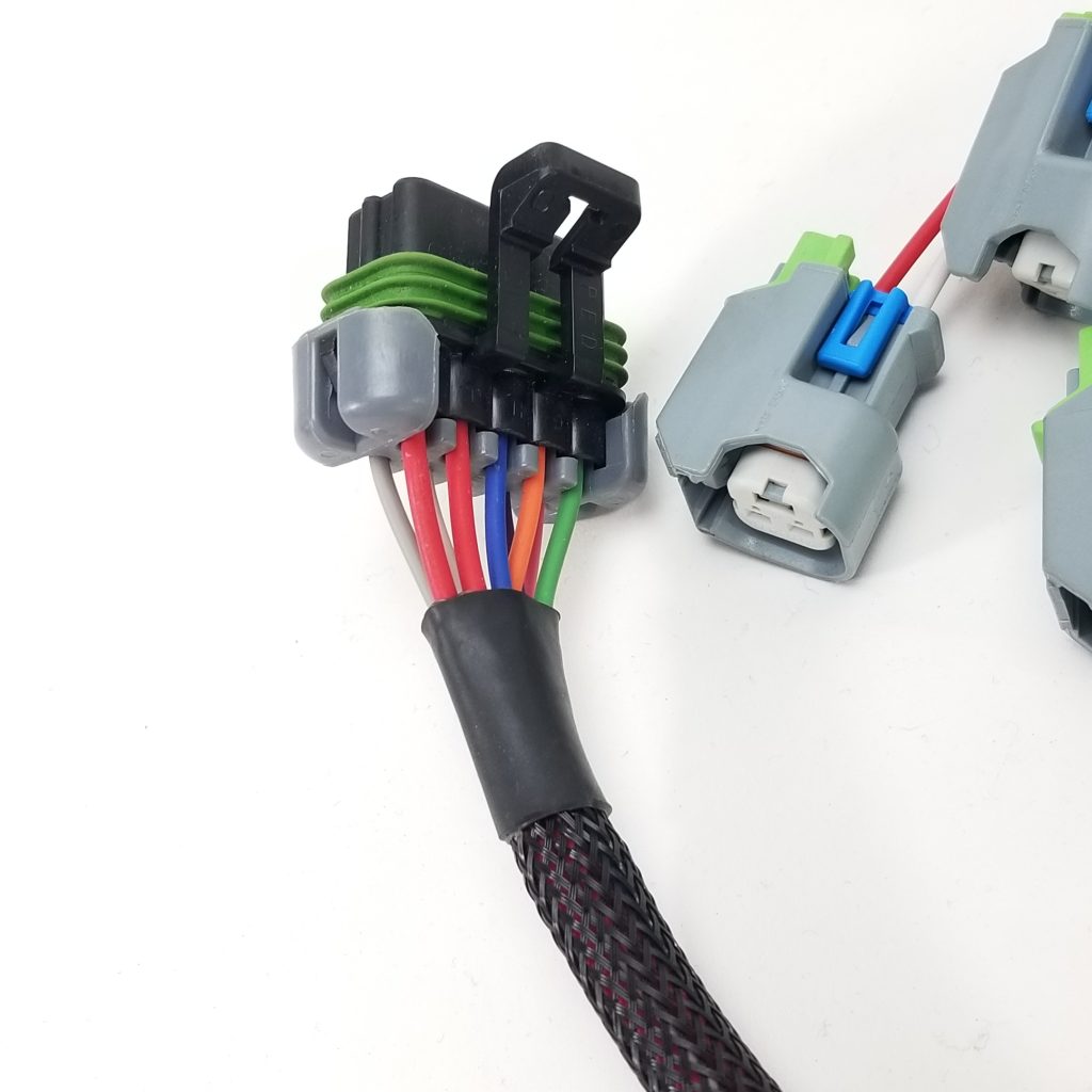 USCAR (EV6) LS Style Injector Harness For Holley™ EFI Systems - WARR ...