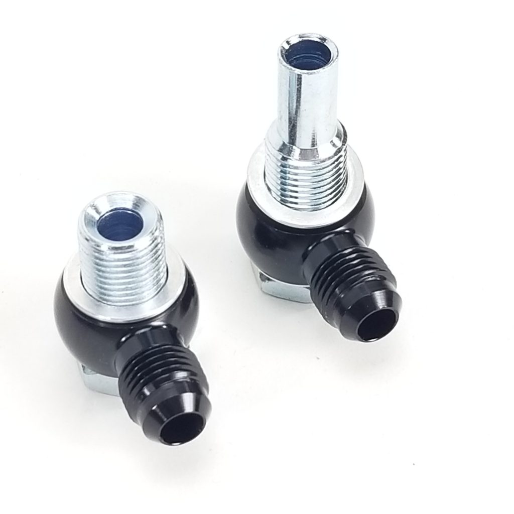 2008 and Up 4L80E -6AN Banjo Cooler Fittings - WARR Performance 47-0044